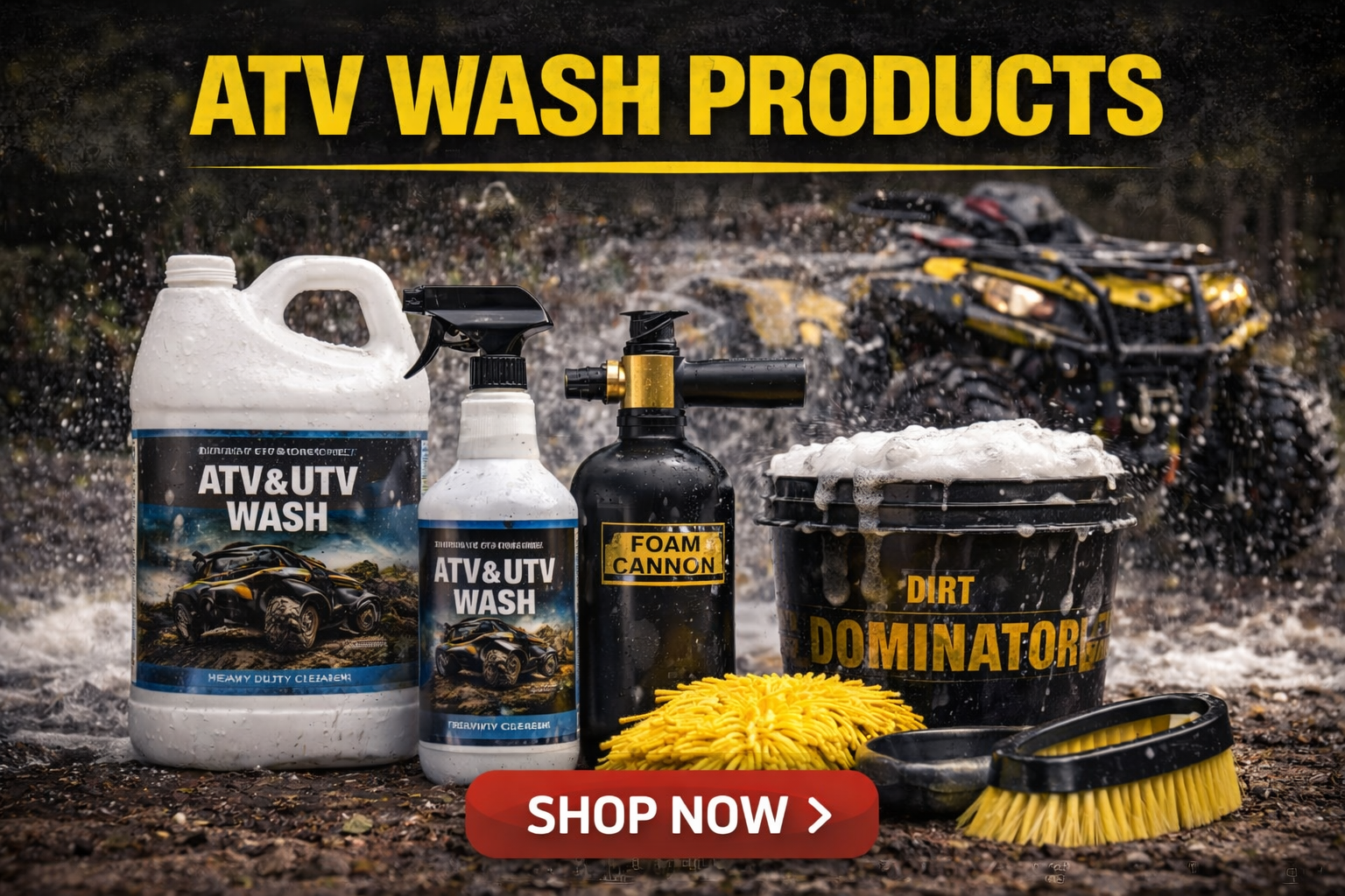 High-performance ATV wash product for ultimate cleaning – Mylifter Garage